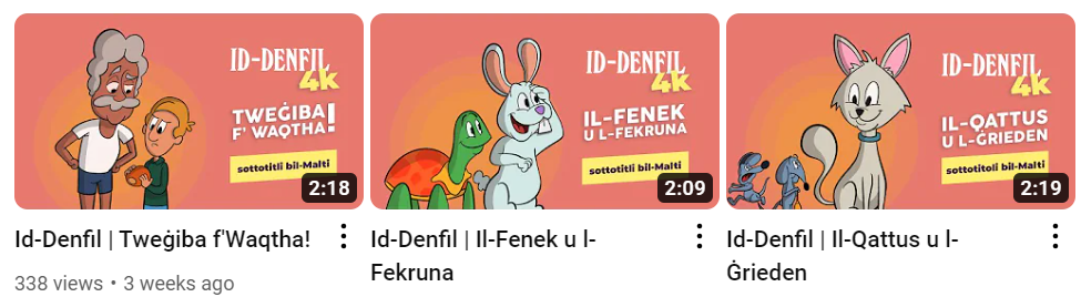 Linji gwida għal użu kurrikulari tal-filmati animati Id-Denfil | St ...