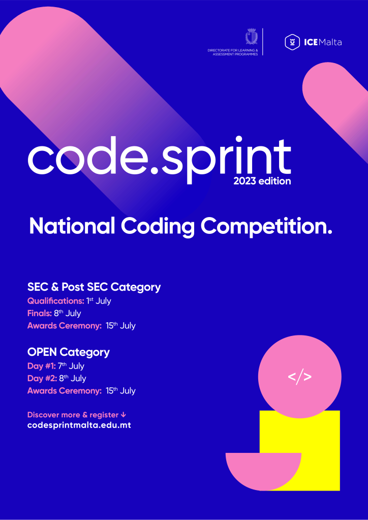 Code.SprintMalta 2023: Largest National Coding Competition | St ...